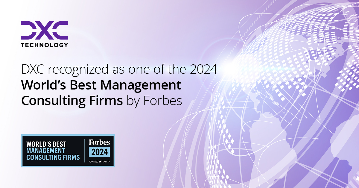 DXC Technology、Forbes誌「World’s Best Management Consulting Firms 2024」に選出